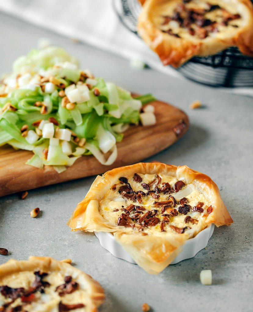 Tarty z kurkami - Ania Starmach